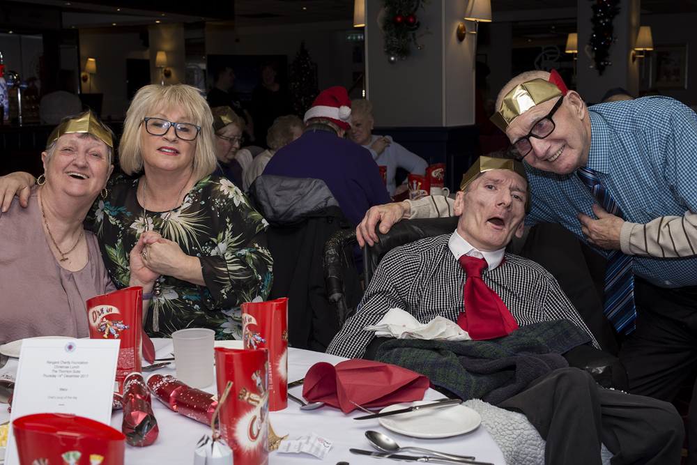 Festive Cheer at our OAP Christmas Lunch | Rangers Charity Foundation
