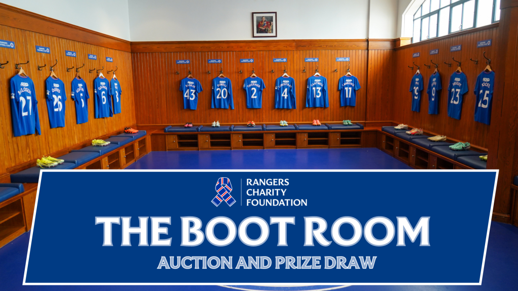 The Boot Room Auction and Prize Draw - Rangers Charity Foundation