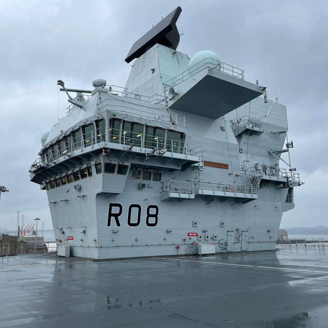 HMS Queen Elizabeth Crew Members Welcomed At Ibrox - Rangers Charity ...