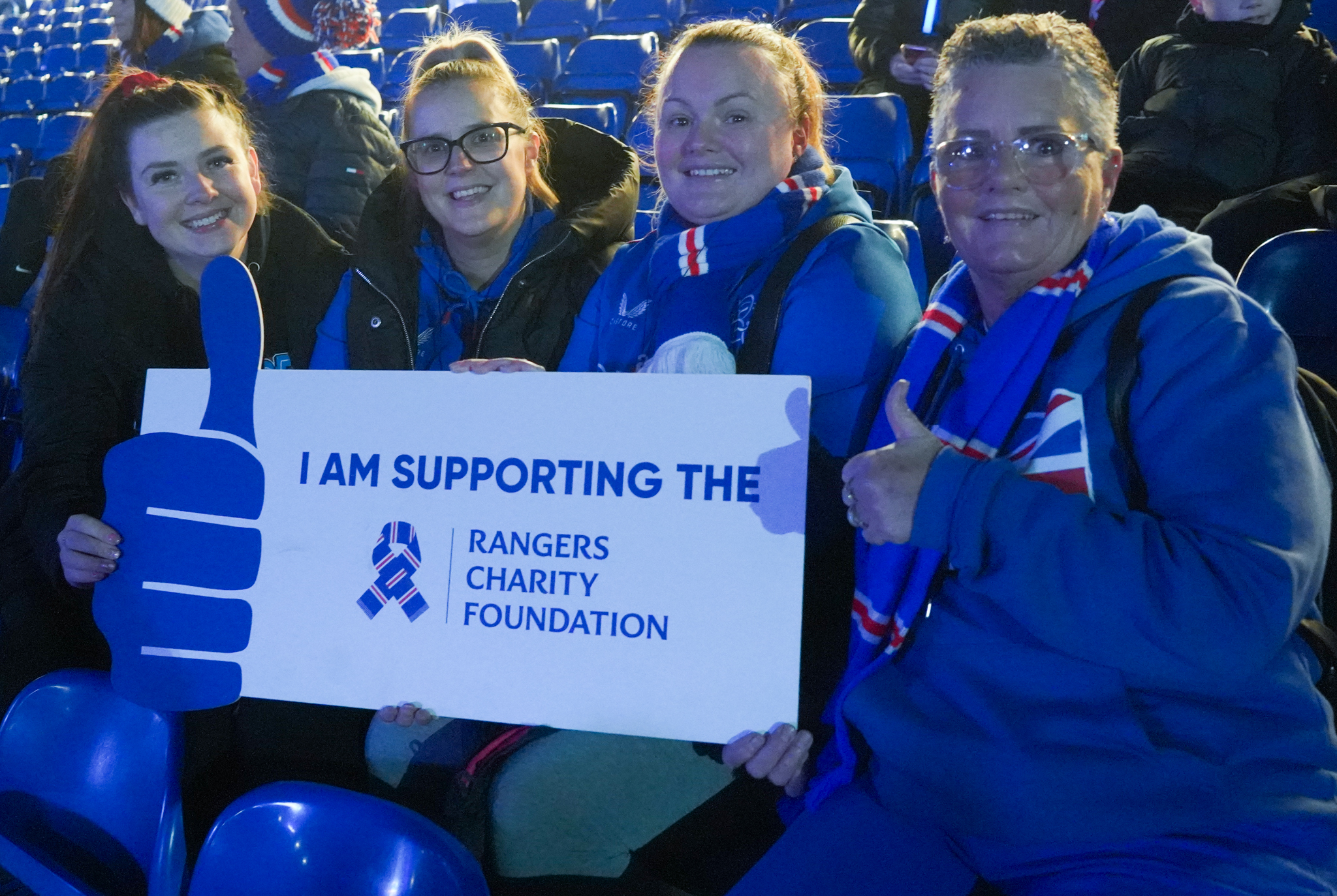 Red, Night and Blue Midnight Walk 2026! - Rangers Charity Foundation