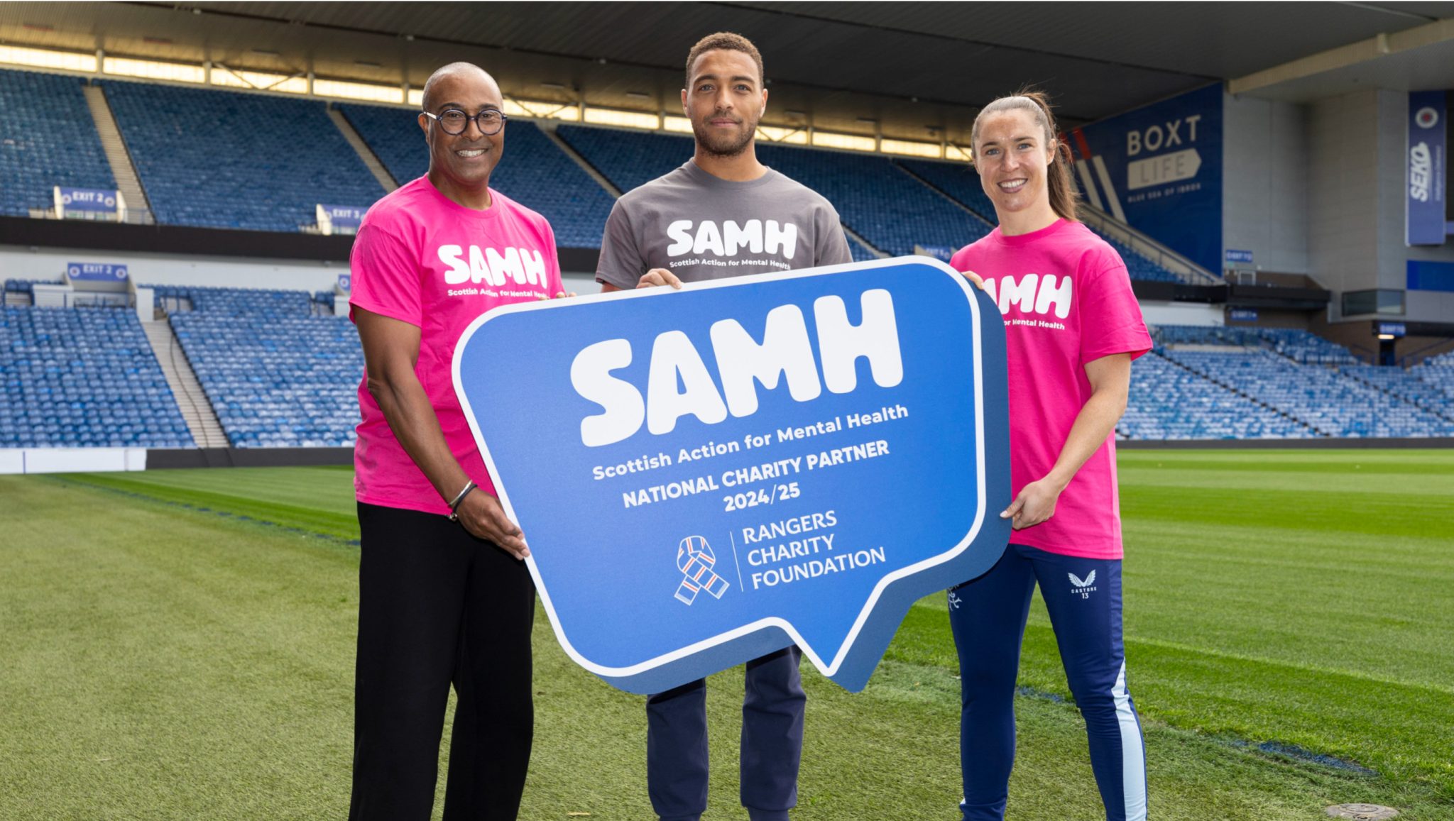 Foundation Helps SAMH End Waiting List Challenges For Scots - Rangers ...